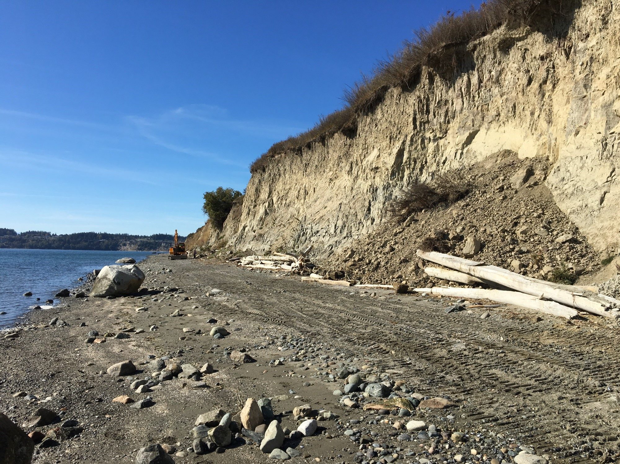 Oak Harbor Naval Base Armor Removal Completed – Coastal Geologic Service